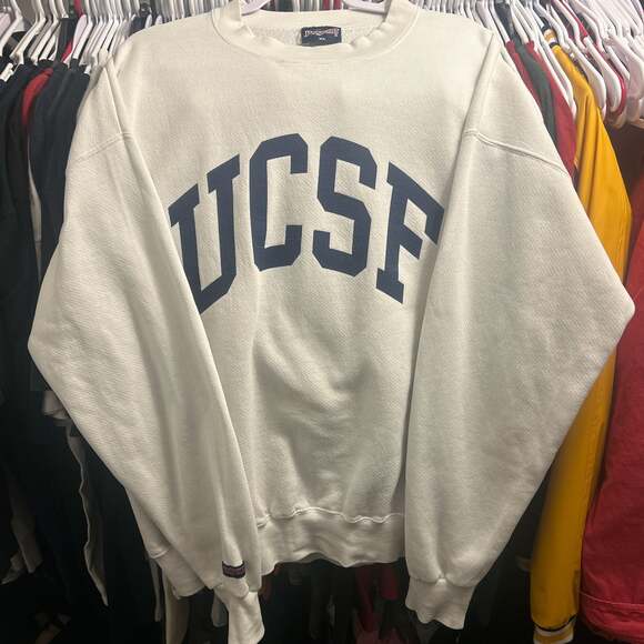 Jansport | Shirts | Vintage Ucsf Champion Reverse Weave Crewneck ...